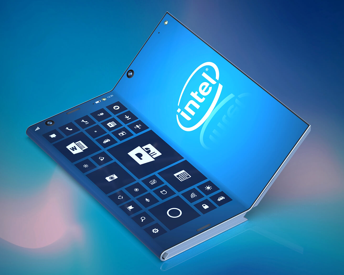 Intel патентует смартфон со складной технологией